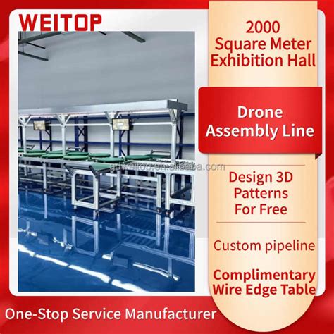 Civil Uav Assembly Line Planning Tooling Board Power Assembly Line