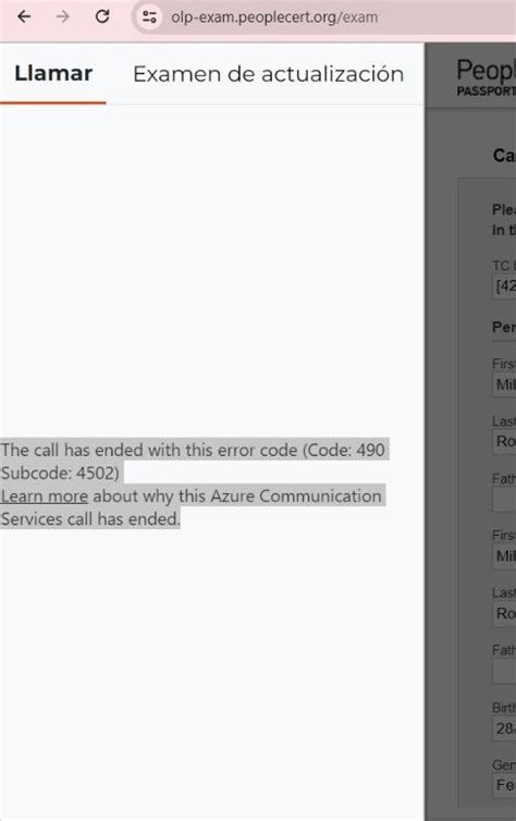 How To Fix Error 490sub Code 4502 On Azure Communications Servic Microsoft Qanda