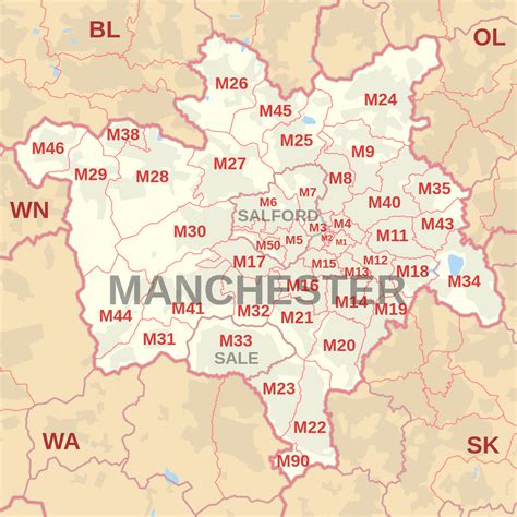 M Postcode Map Gadgets 2018