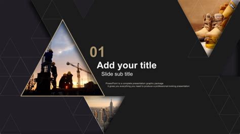 PPT Of Black Architectural Design Report Pptx WPS Free Templates
