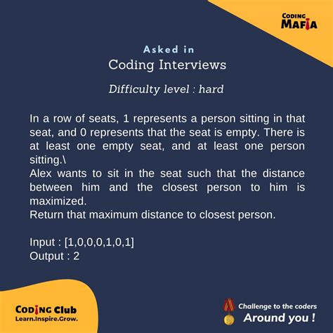 Coding Club On Linkedin Asked Codingmafia India