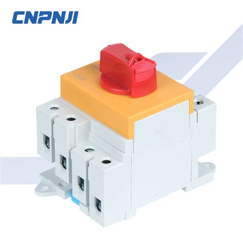 Cnpnji 32a Isolator Rotary Switch Disconnector Solar Pv Dc 1000v Isolator Switch Switch And