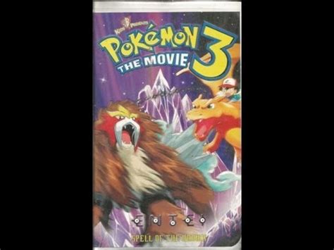 Opening To Pokemon 3the Movie 2001 Vhs Youtube