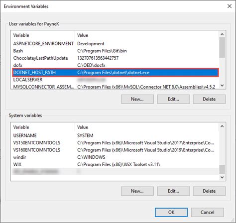 Net 60 System Environment Variable Microsoft Qanda