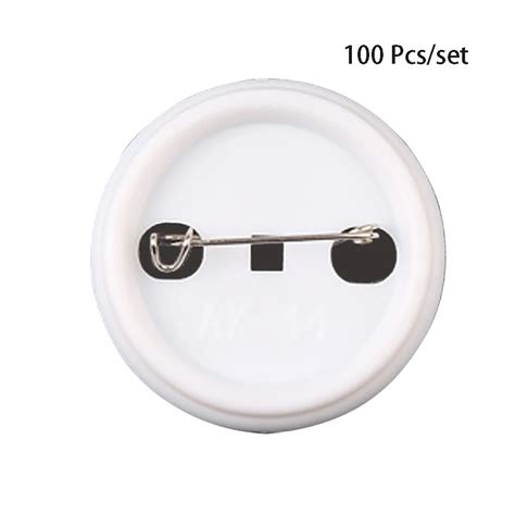 100 Pcs 수 제 Needwork 소재 Tinplate 배지 에코 친화적 인 장식 공예 아트 Diy 옷 바느질 핀 단추 부품