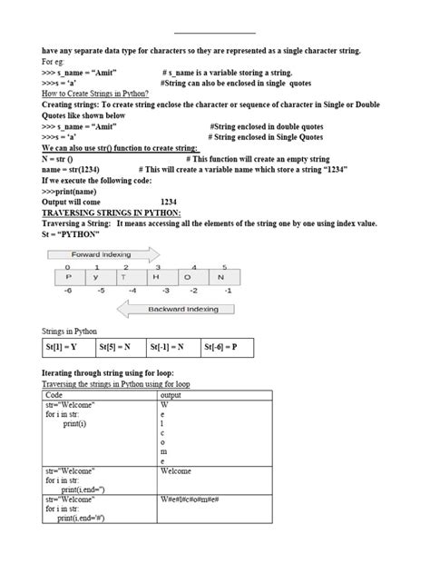 Xi Strings Notes For Book Pdf String Computer Science Letter Case