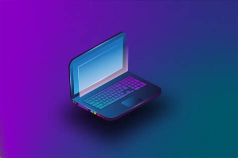 Premium Vector Laptop Illustration Depicts An Isometric View