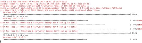 Warning While Training Attention For Loop 6 Immediate And Carryover