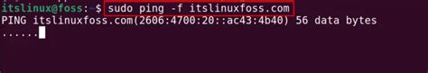 Linux Ping Command Its Linux Foss