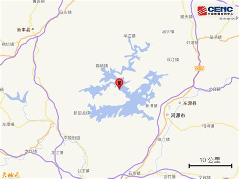 广东河源市东源县发生45级地震绿政公署澎湃新闻 The Paper