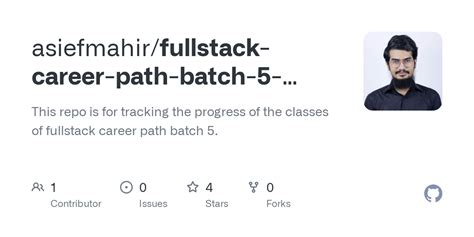 Github Asiefmahirfullstack Career Path Batch 5 React This Repo Is