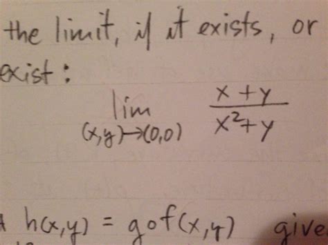 Solved Find The Limit If It Exists Or State Why The Limit Chegg