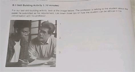 B 3 Skill Building Activity 3 10 Minures For StudyX