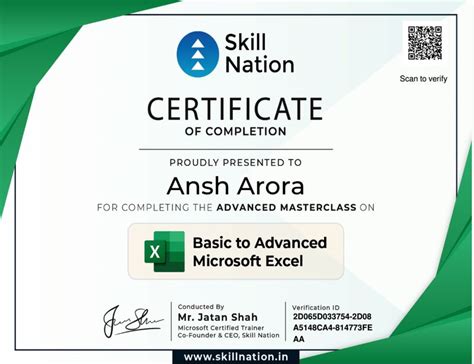Ansh Arora On Linkedin Excel Skillnation Professionaldevelopment