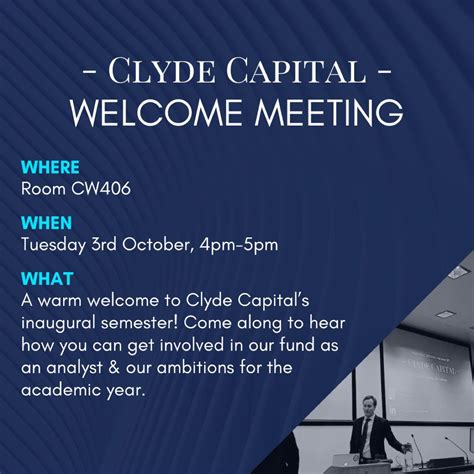 Clyde Capital Investment Fund On Linkedin 🎉 Welcome Back 🎉 Come Along