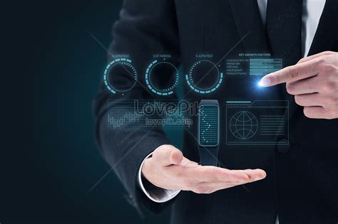 스마트 비즈니스 데이터 분석 시계 배경 사진 및 창의적인 일러스트 무료 다운로드 Lovepik