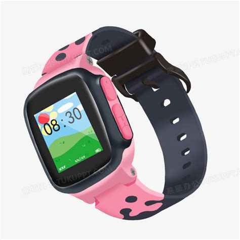 手绘儿童电话手表元素png图片素材下载 儿童png 熊猫办公