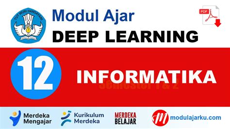 Modul Ajar Informatika Kelas 12 Deep Learning Modul Ajarku