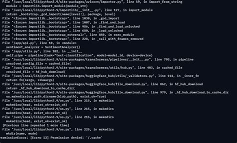 Permissionerror Errno Permission Denied Cache Spaces Hugging Face Forums