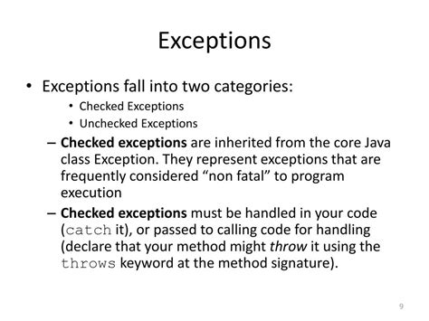 tirgul 13 exceptions ppt download