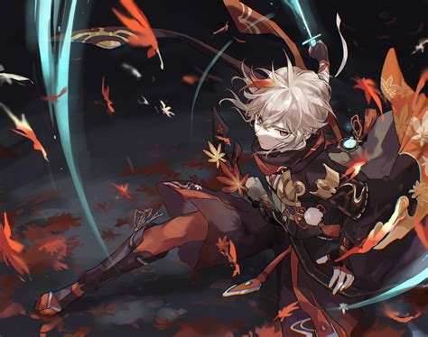 Kaedehara Kazuha Genshin Impact Wallpaper Hd Games K Wallpapers Images And Background