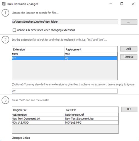 How To Add Extension Using Bulk Rename Utility Yellowkse