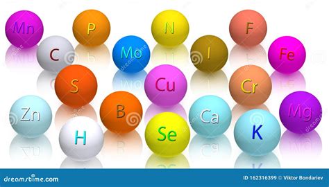 Calcium Basic Macronutrients Cartoon Vector 142306421