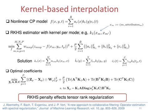 Ppt Inference Of Poisson Count Processes Using Low Rank Tensor Data