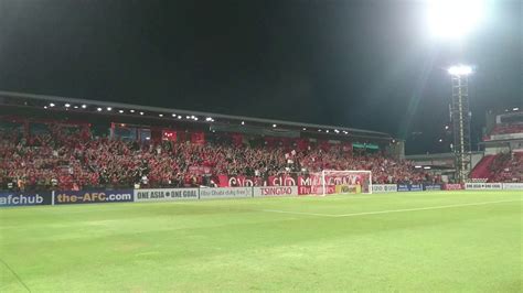 Acl ムアントン戦でチャントの競演がうまくいかない川崎の太鼓 Youtube