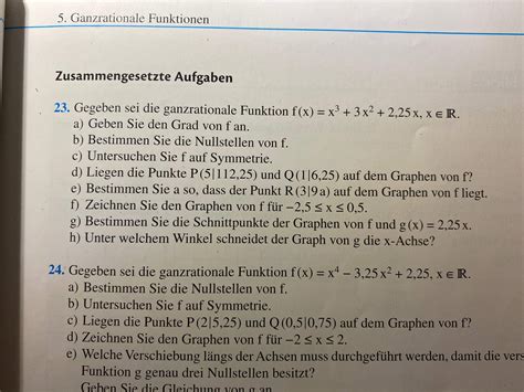 Graphen Zeichnen Bei Ganzrationalen Funktionen Funktion Gleichungen Ganzrationale Funktionen