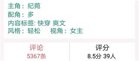 小说推荐 008 快穿 女主 总体无cp 哔哩哔哩