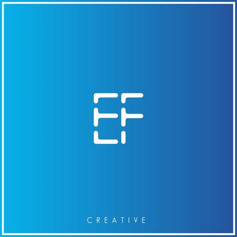 Premium Vector Ef Premium Vector Latter Logo Design Creative Logo