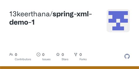 Github Keerthana Spring Xml Demo