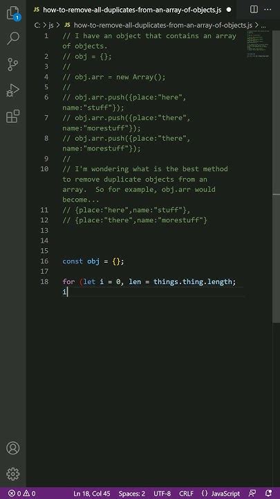 Javascript How To Remove All Duplicates From An Array Of Objects