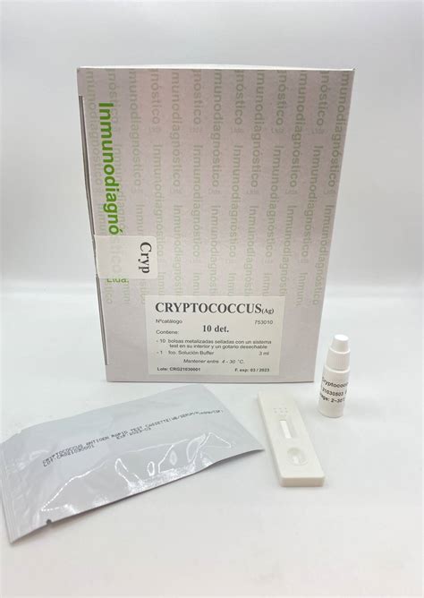 Test Cryptococcus Inmunodiagnóstico