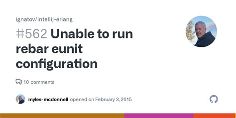 Unable To Run Rebar Eunit Configuration · Issue 562 · Ignatovintellij