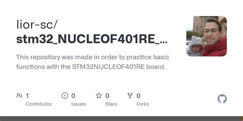 GitHub Lior Sc Stm32 NUCLEOF401RE Basics This Repository Was Made In Order To Practice Basic