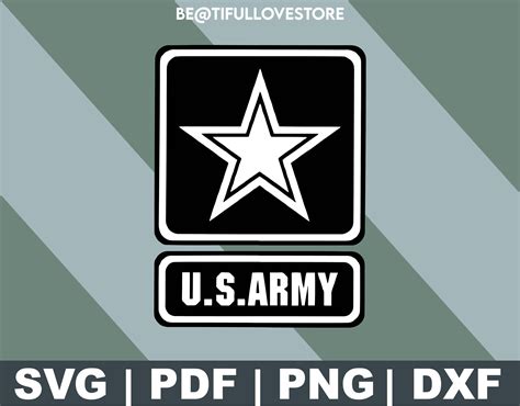 Us Army Svg Svg Pdf Png Pdf Svg Etsy