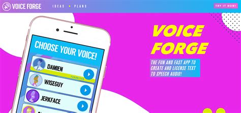 voice forge create professional voice overs with advanced text to