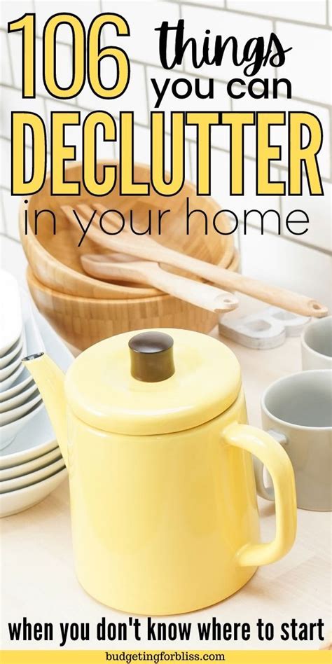 106 Easy Things You Can Declutter In Your Home Artofit
