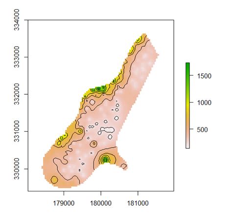 R Rasterrastertocontour Contour Lines Are Not Continuous Stack Overflow