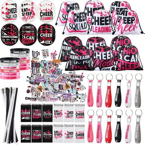 Yinder 136 Pieces Cheerleading Ts Include 12 Cheer