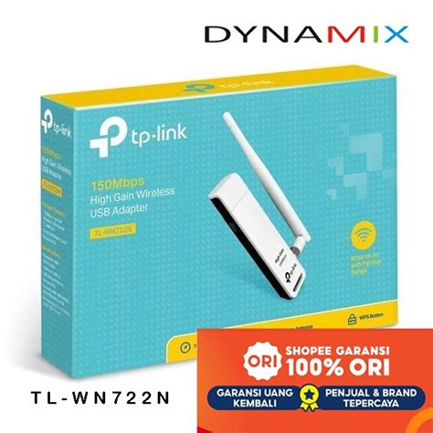 Jual TP Link TL WN722N 150Mbps High Gain Wireless N USB Adapter TPLINK GARANSI RESMI Shopee