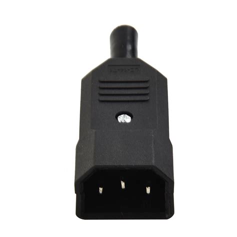 Electrical Ac Outlet 3 Female Male Inlet Plug Connector 3 Pin Socket
