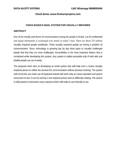 Voice Based Email Pdf