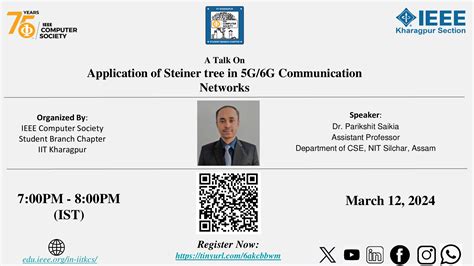 Application Of Steiner Tree In 5g6g Communication Networks Ieee Cs Sbc Iit Kgp