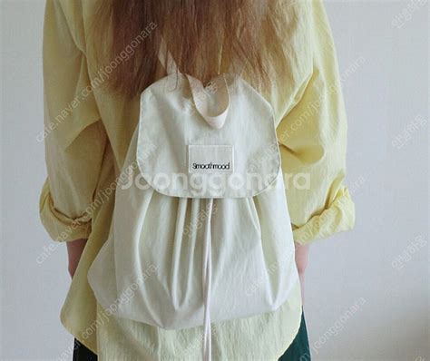 스무스무드 신상 롯지 백팩 크림 팝니다 Smooth M 여성의류 중고나라