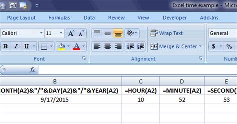 Excel Spreadsheets Help Quick Excel Help Date And Time Formats