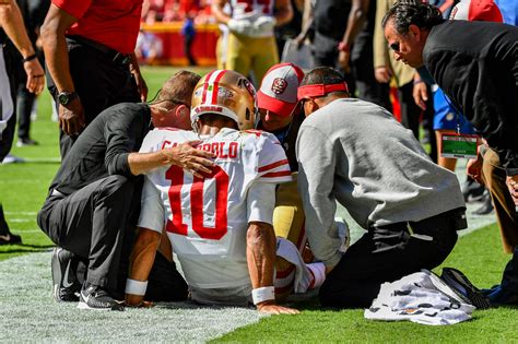 Jimmy Garoppolo Injury 49ers Lose Starting Qb For The Season With Torn