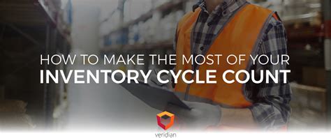 How To Make The Most Of Your Inventory Cycle Count